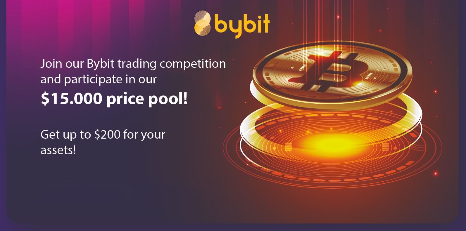 Up to $200 Bonus - CryptoTicker x Bybit Trading Competition