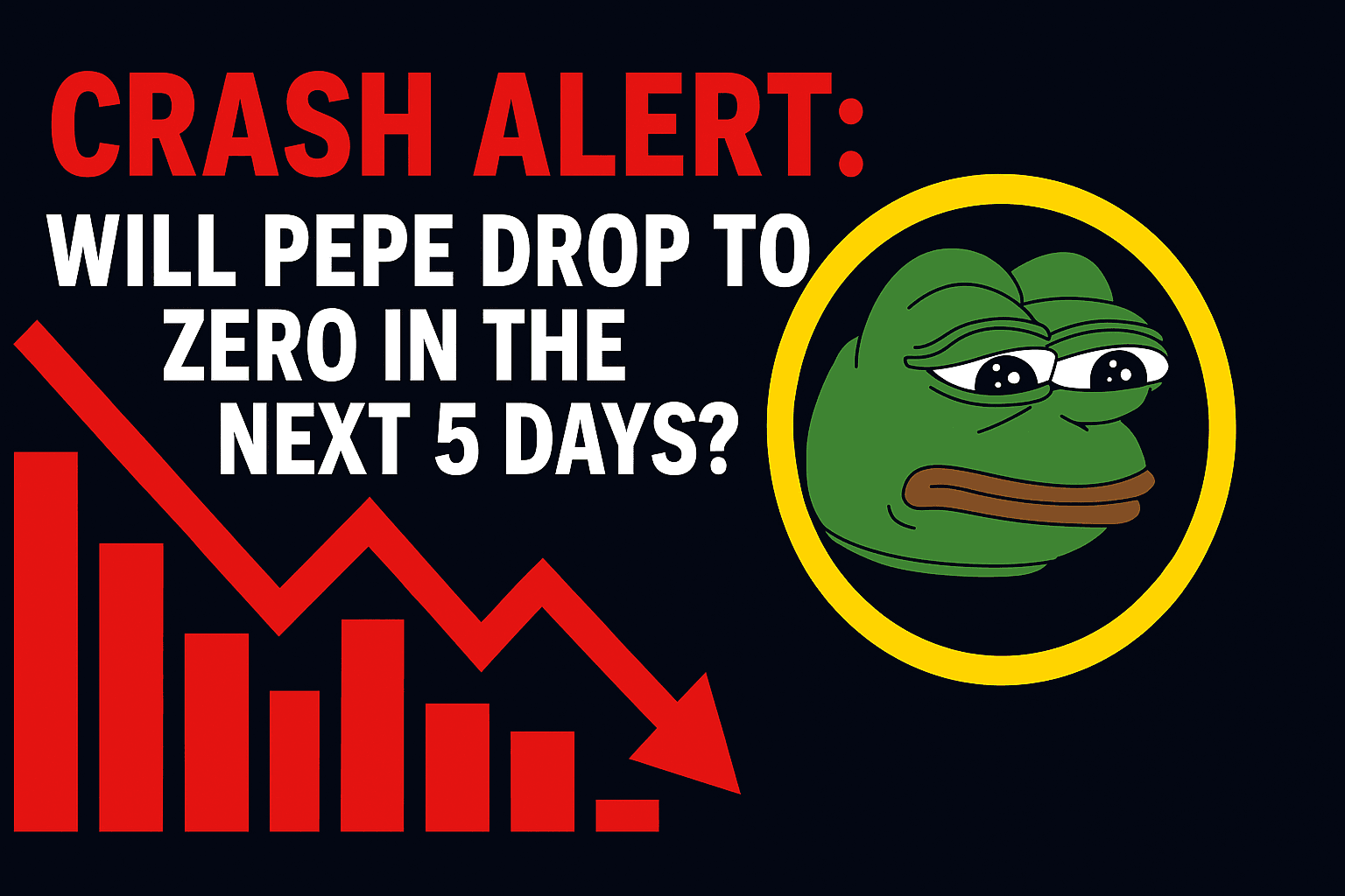 Crash Alert: Will PEPE Drop to Zero in the next 5 days?